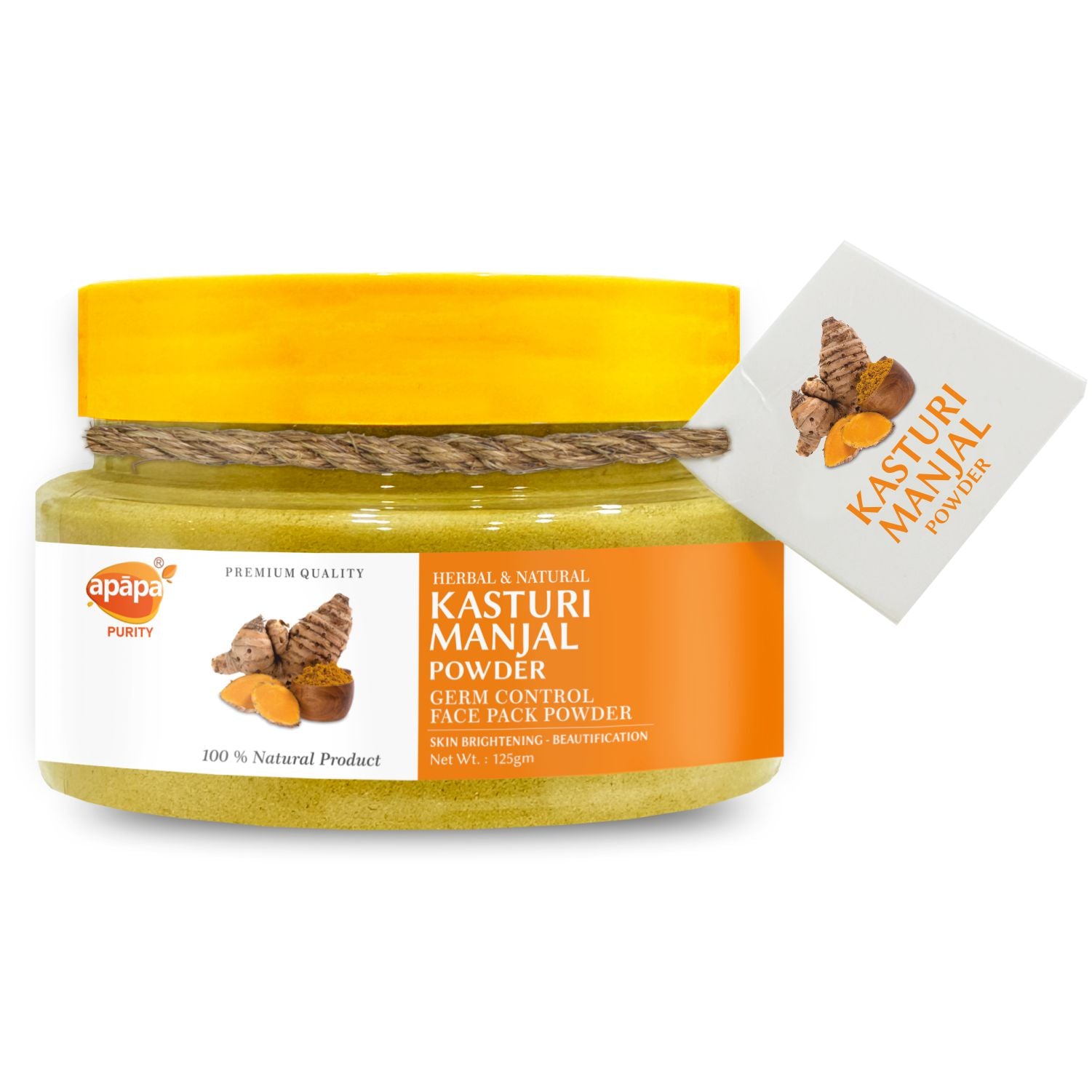 APĀPA Acne Control & Tan Removal Kasturi Manjal Powder for Face & Body