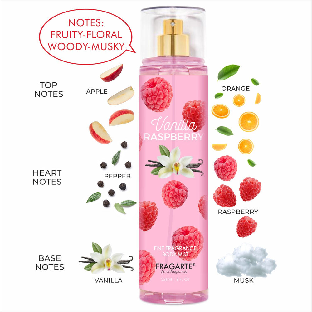 Fragarte Body Mist Vanilla Raspberry